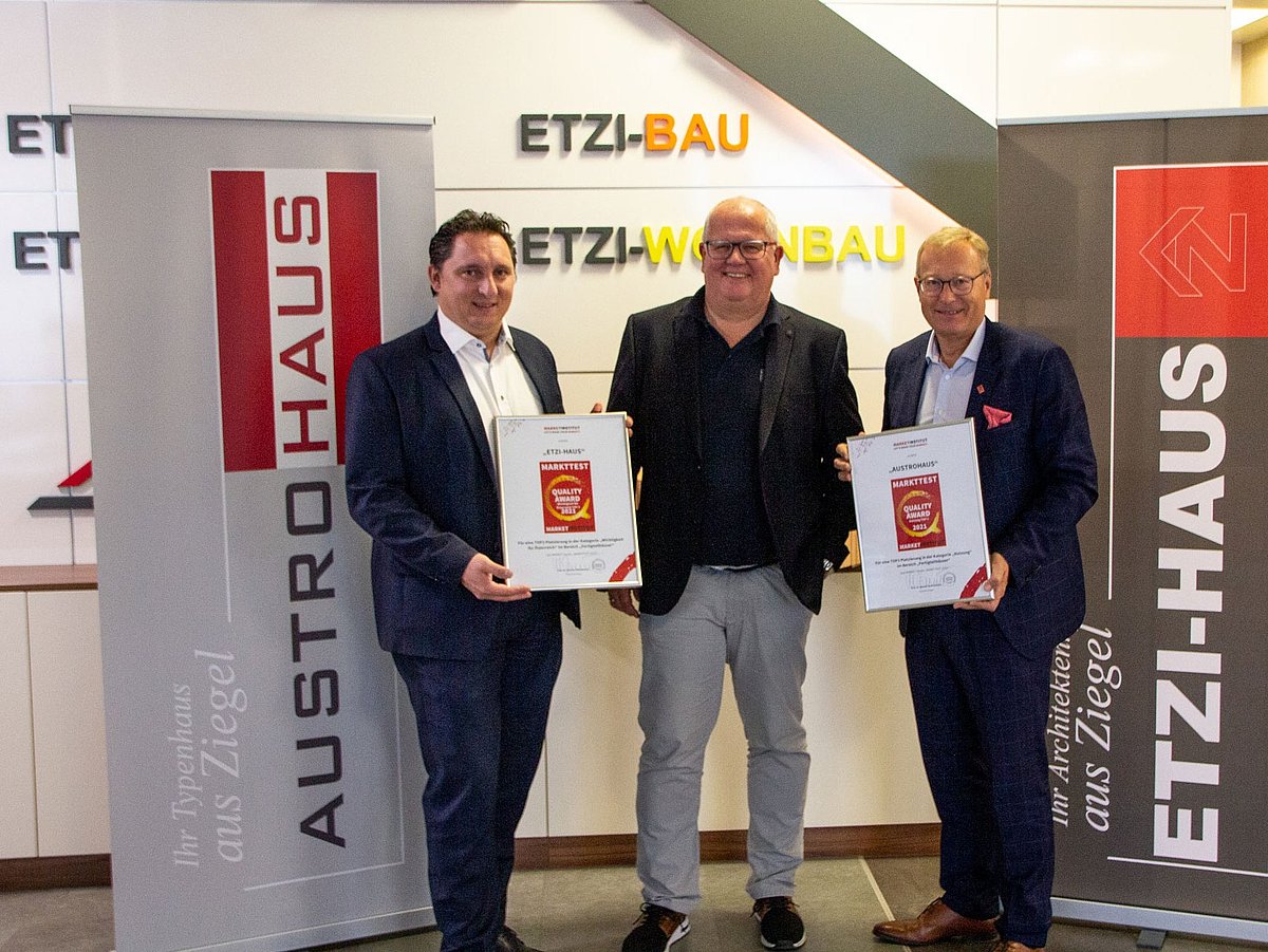 ETZI-HAUS erreicht Top 3 Platzierung Quality Award 2021